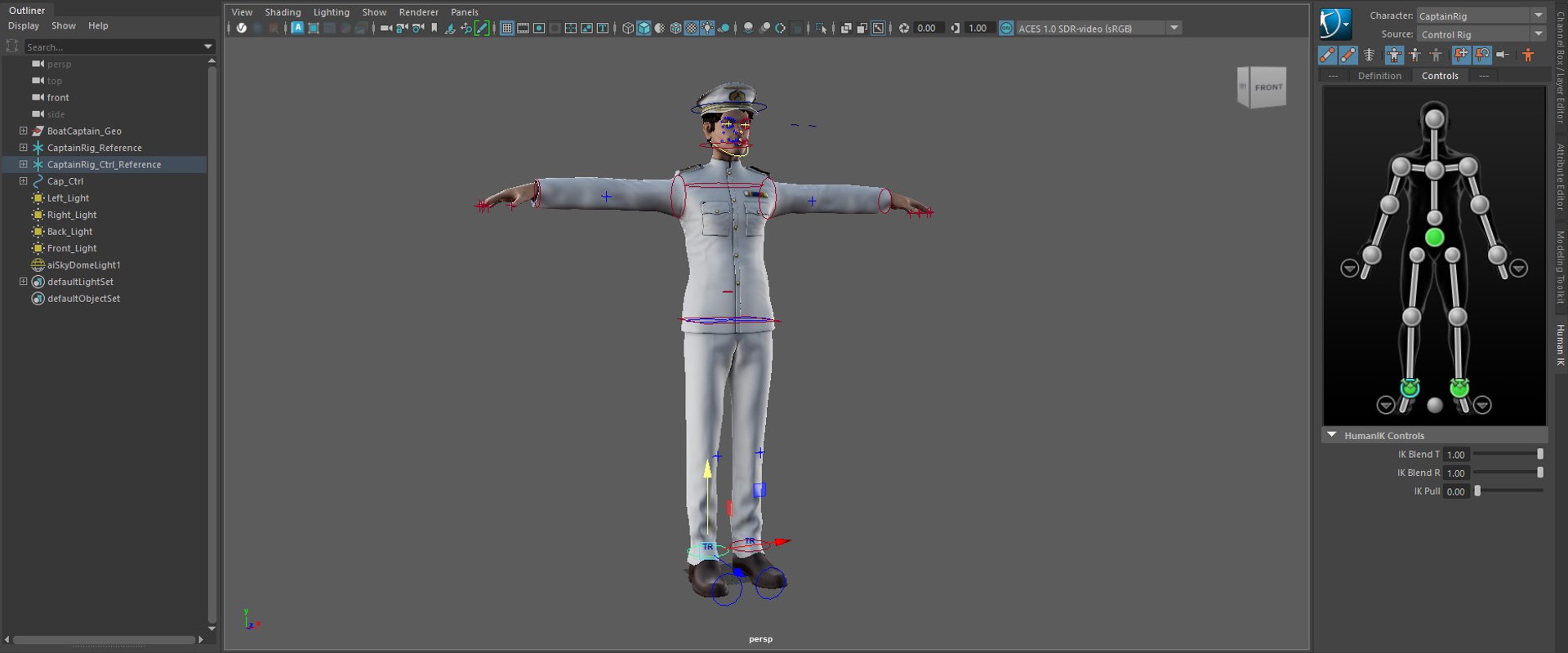 Boat Captain Rig 02 model - TurboSquid 2130417