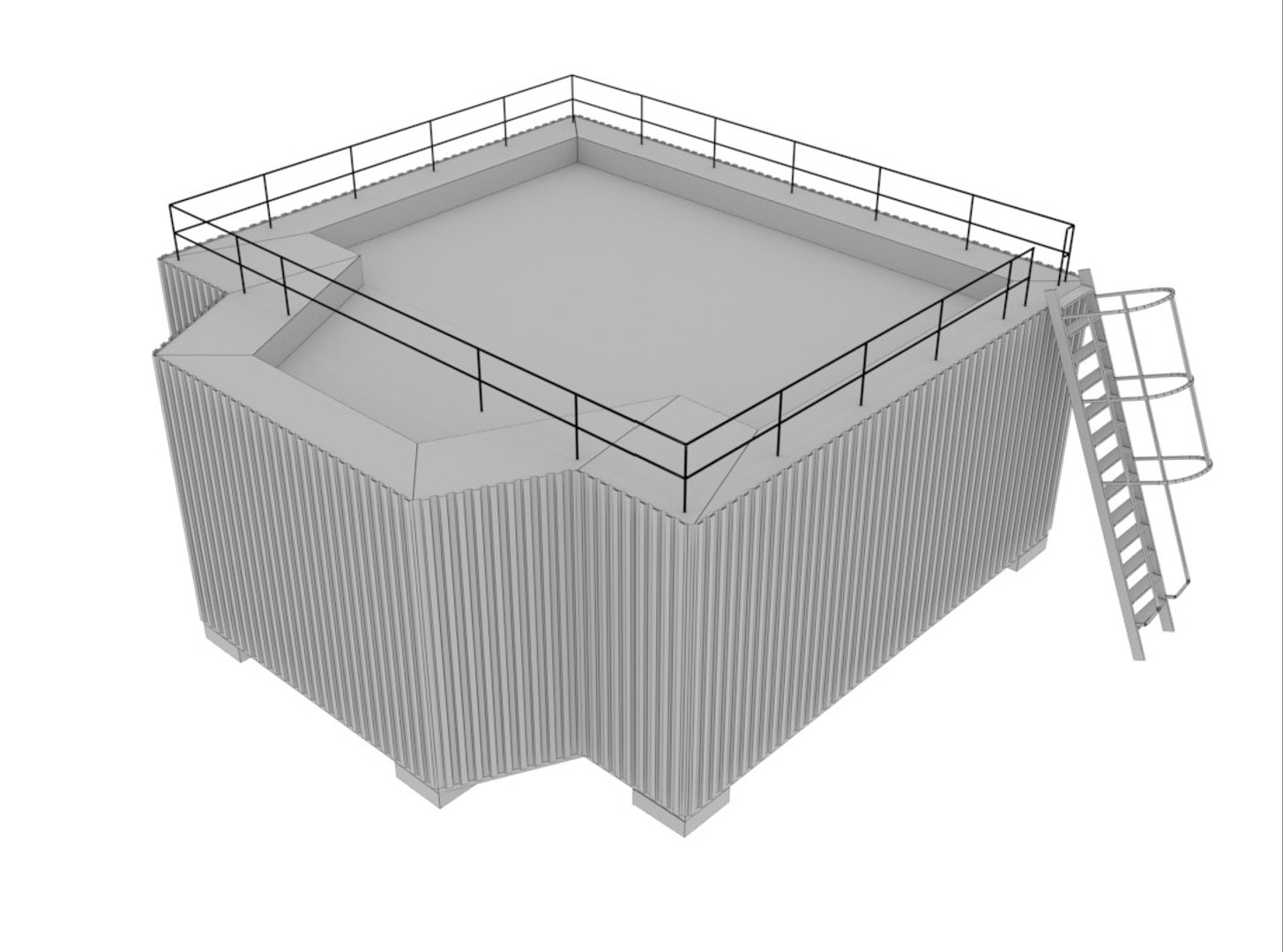 3D model water tank - TurboSquid 1656187