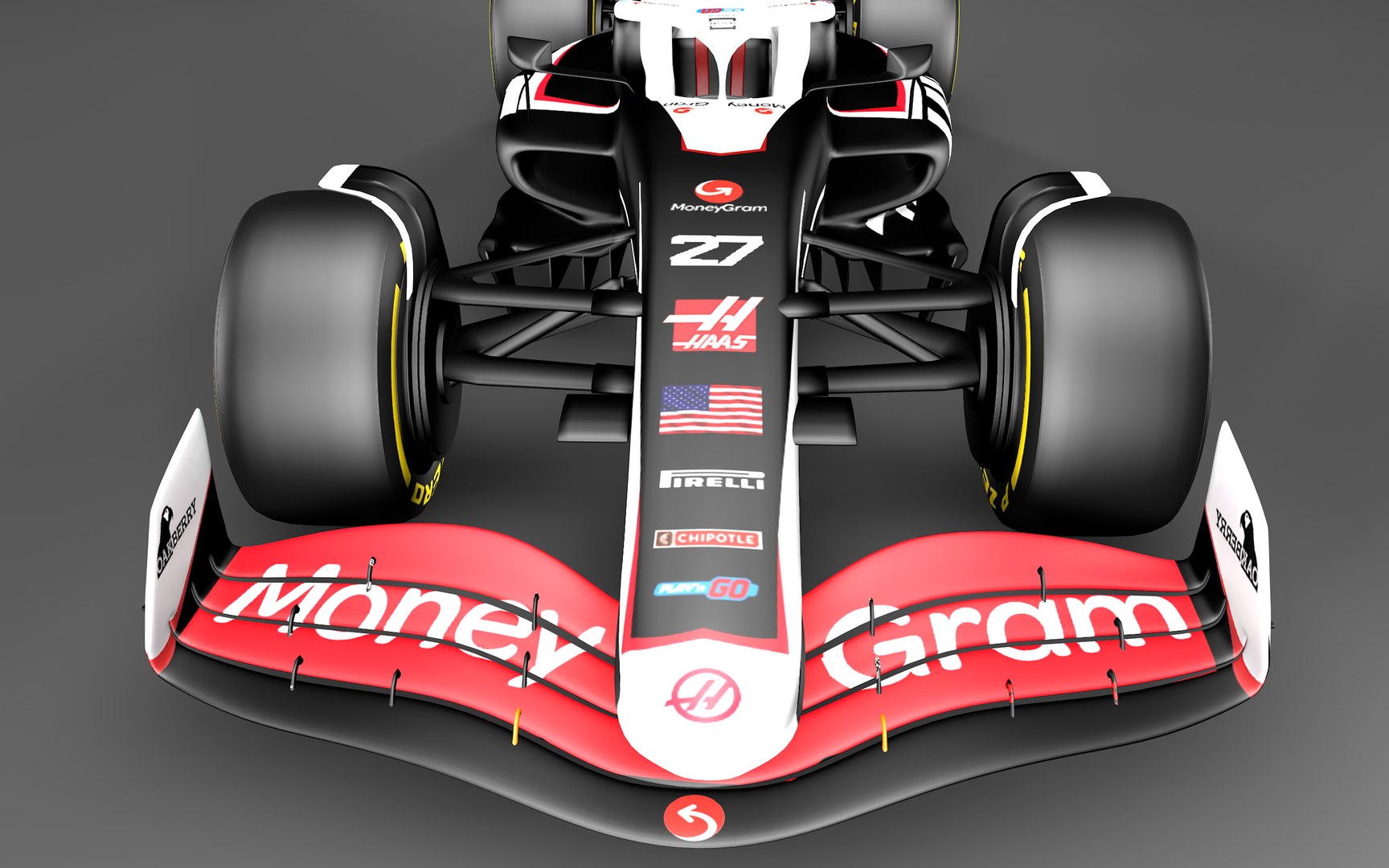 3D F1 Haas 2024- Modele 3D - TurboSquid 2217357