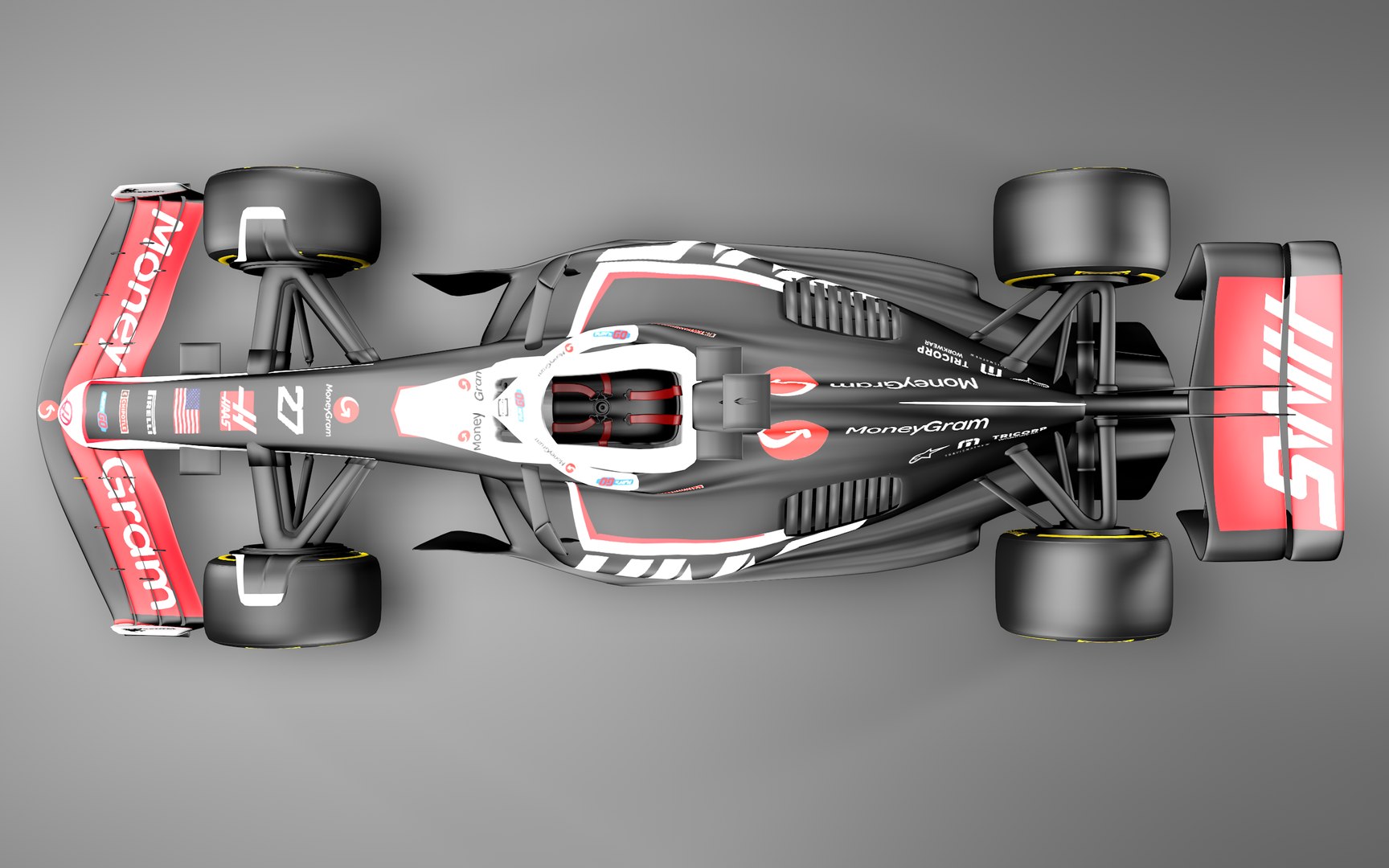 3D F1 Haas 2024- Modele 3D - TurboSquid 2217357