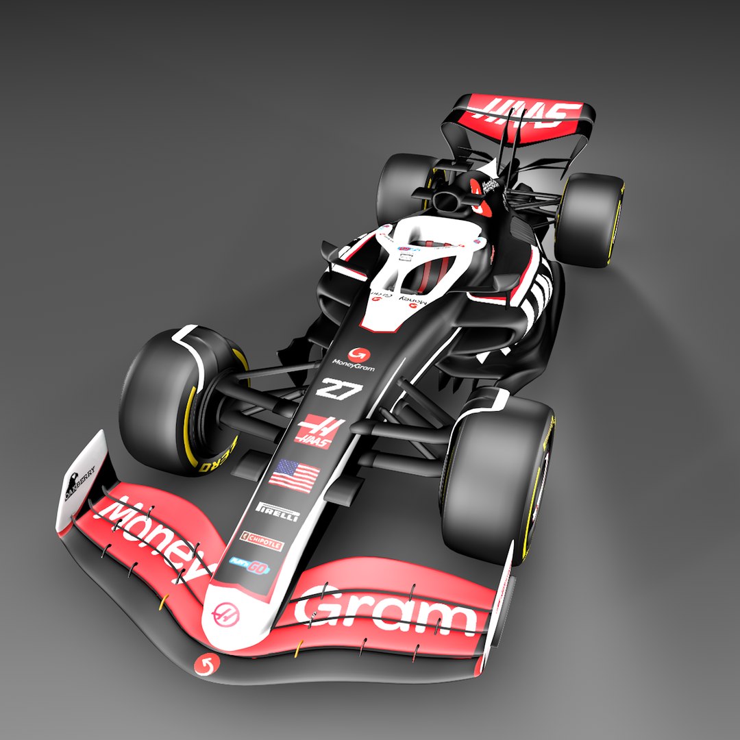3D F1 Haas 2024- Modele 3D - TurboSquid 2217357