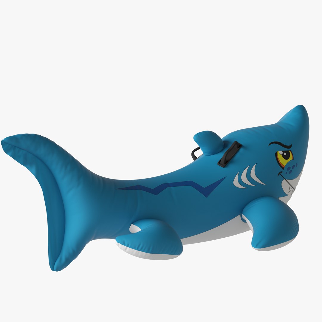 3D Pool Inflatable Shark - TurboSquid 1289069