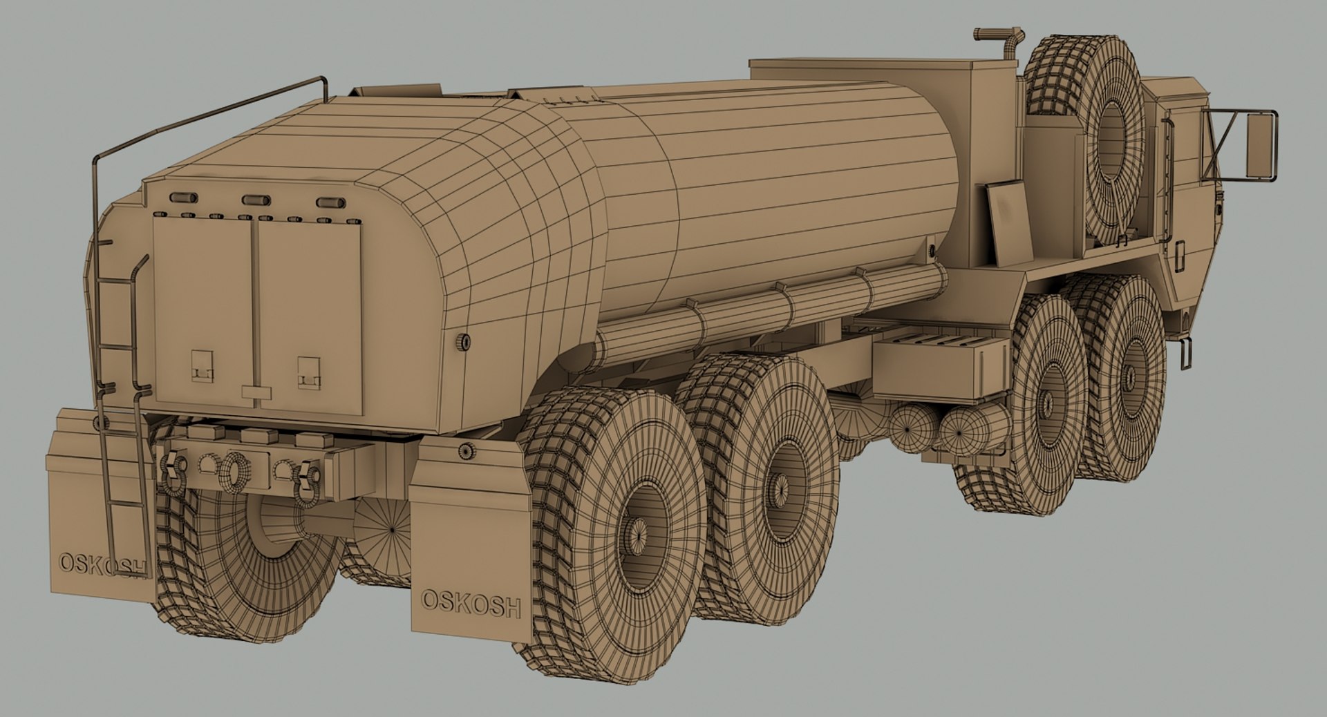 Oshkosh Hemtt M978 Fuel 3D Model - TurboSquid 1365658