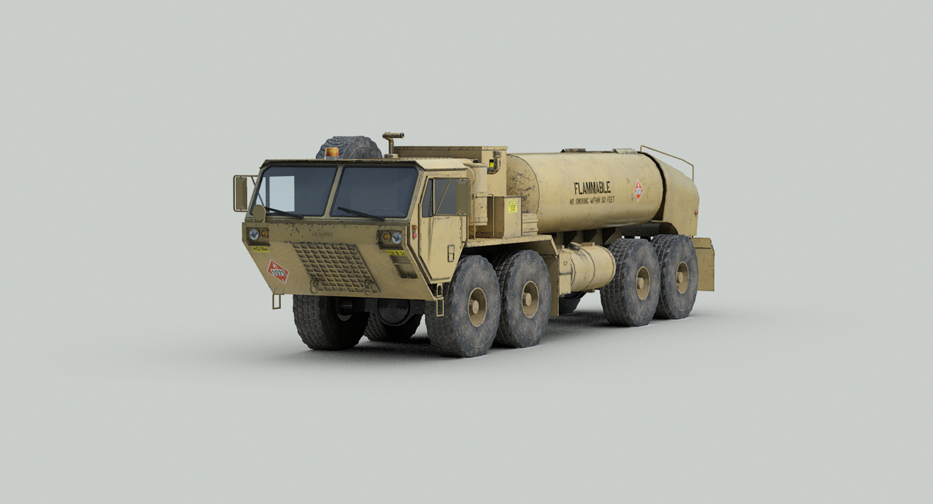 Oshkosh Hemtt M978 Fuel 3D Model - TurboSquid 1365658
