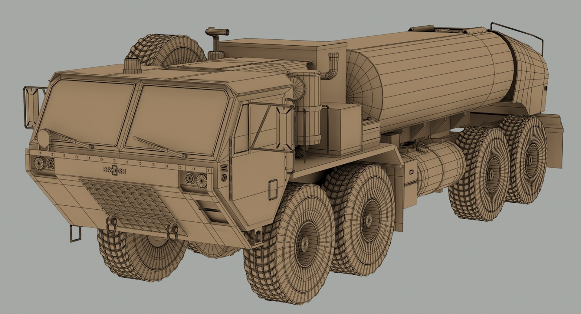 Oshkosh Hemtt M978 Fuel 3D Model - TurboSquid 1365658