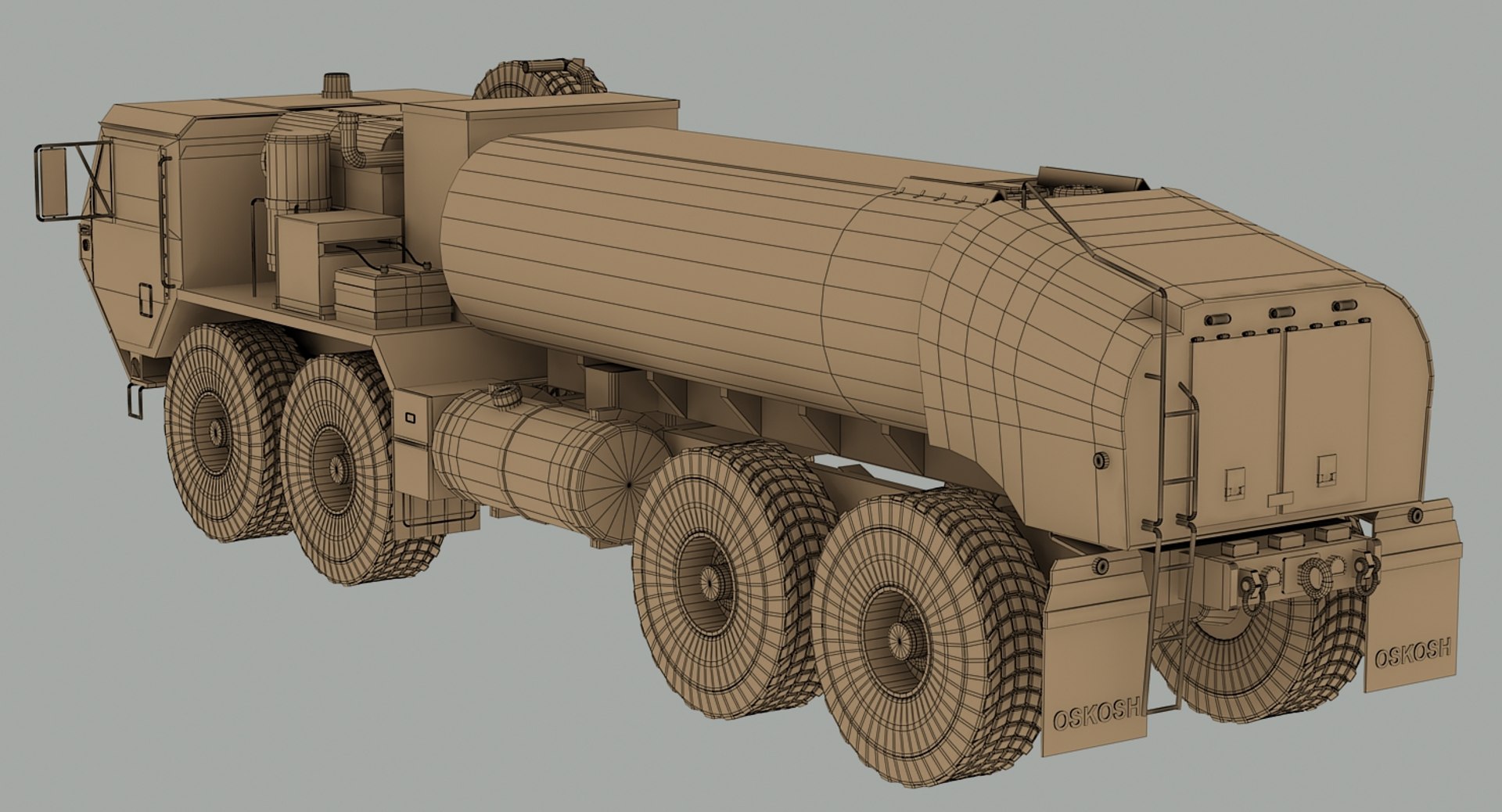 Oshkosh Hemtt M978 Fuel 3D Model - TurboSquid 1365658