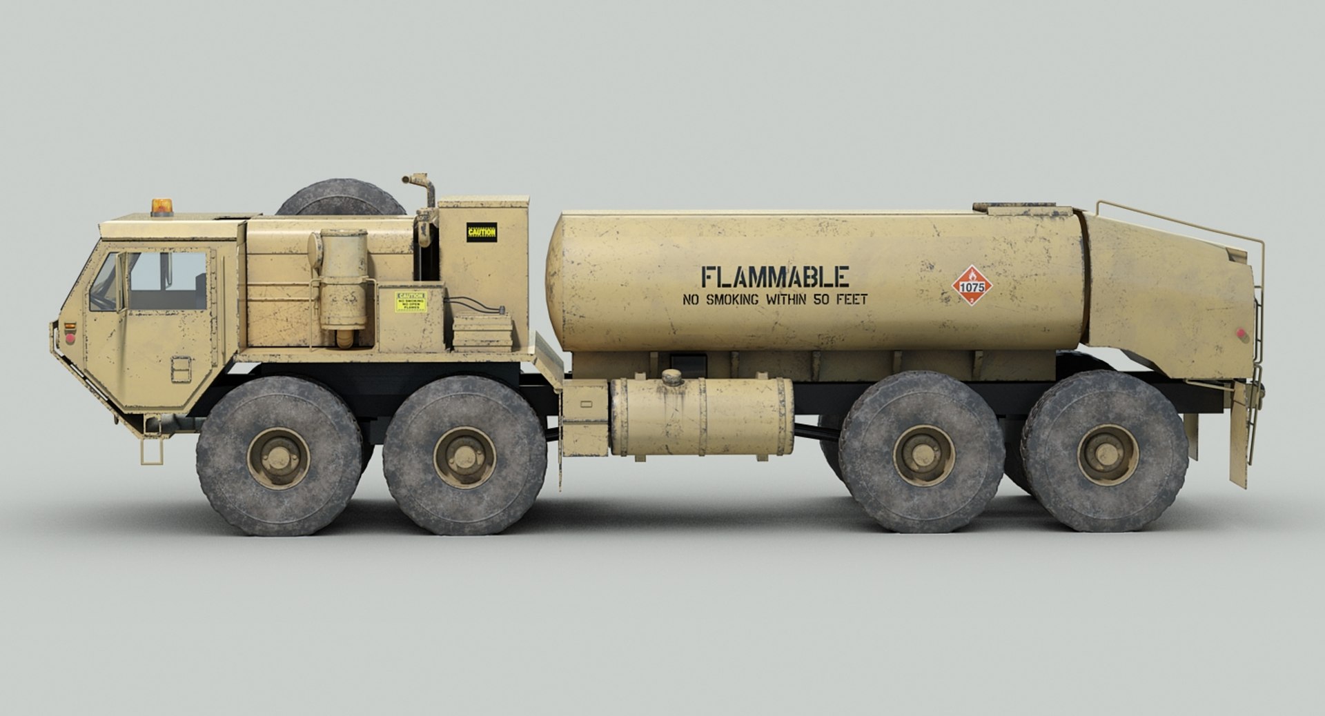 Oshkosh hemtt m978 fuel 3D model - TurboSquid 1365658