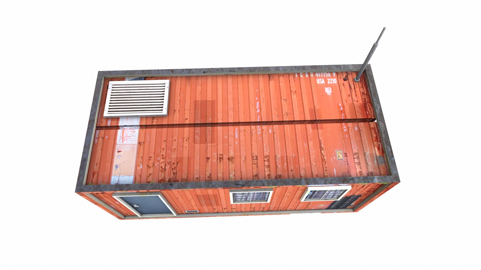 Office Container 3D Model - TurboSquid 2324153