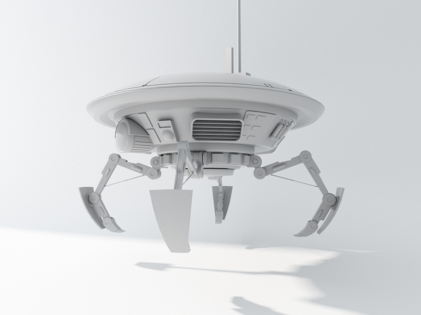 Spider Droid 3d Max