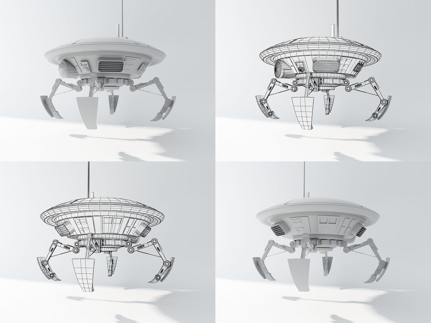 Spider Droid 3d Max