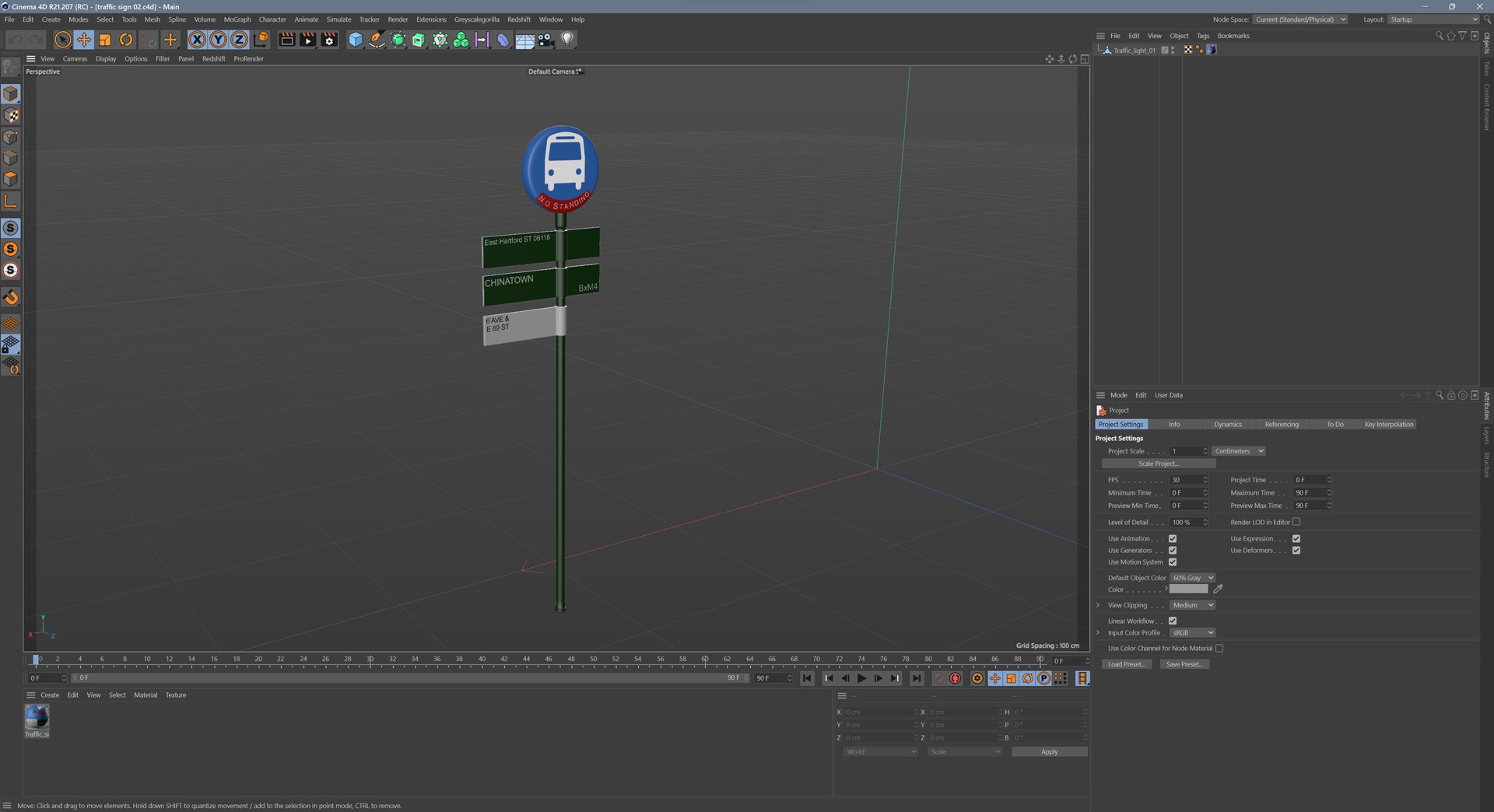 3D Traffic Sign 03 Model - TurboSquid 2275211