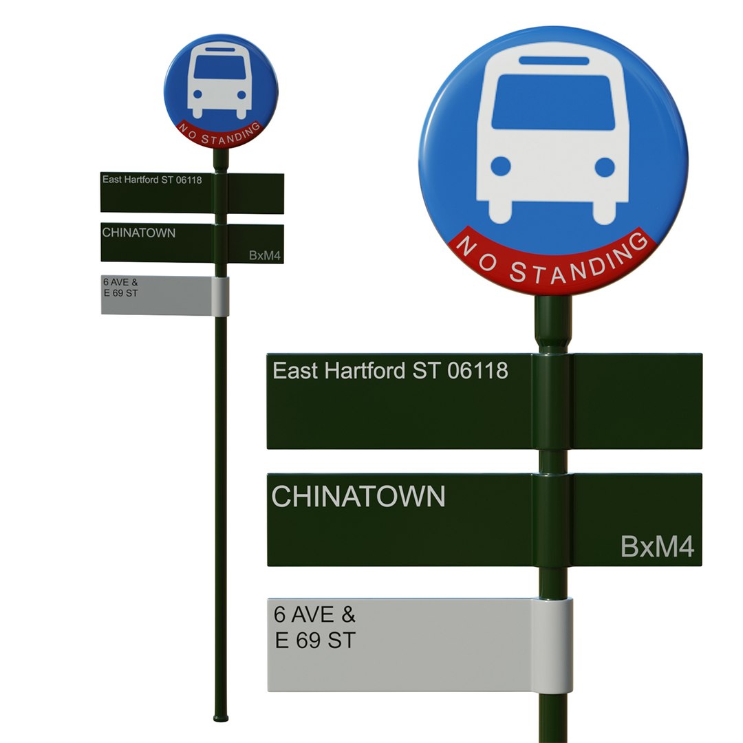 3D Traffic Sign 03 Model - TurboSquid 2275211