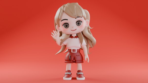 3D Chibi Models | TurboSquid