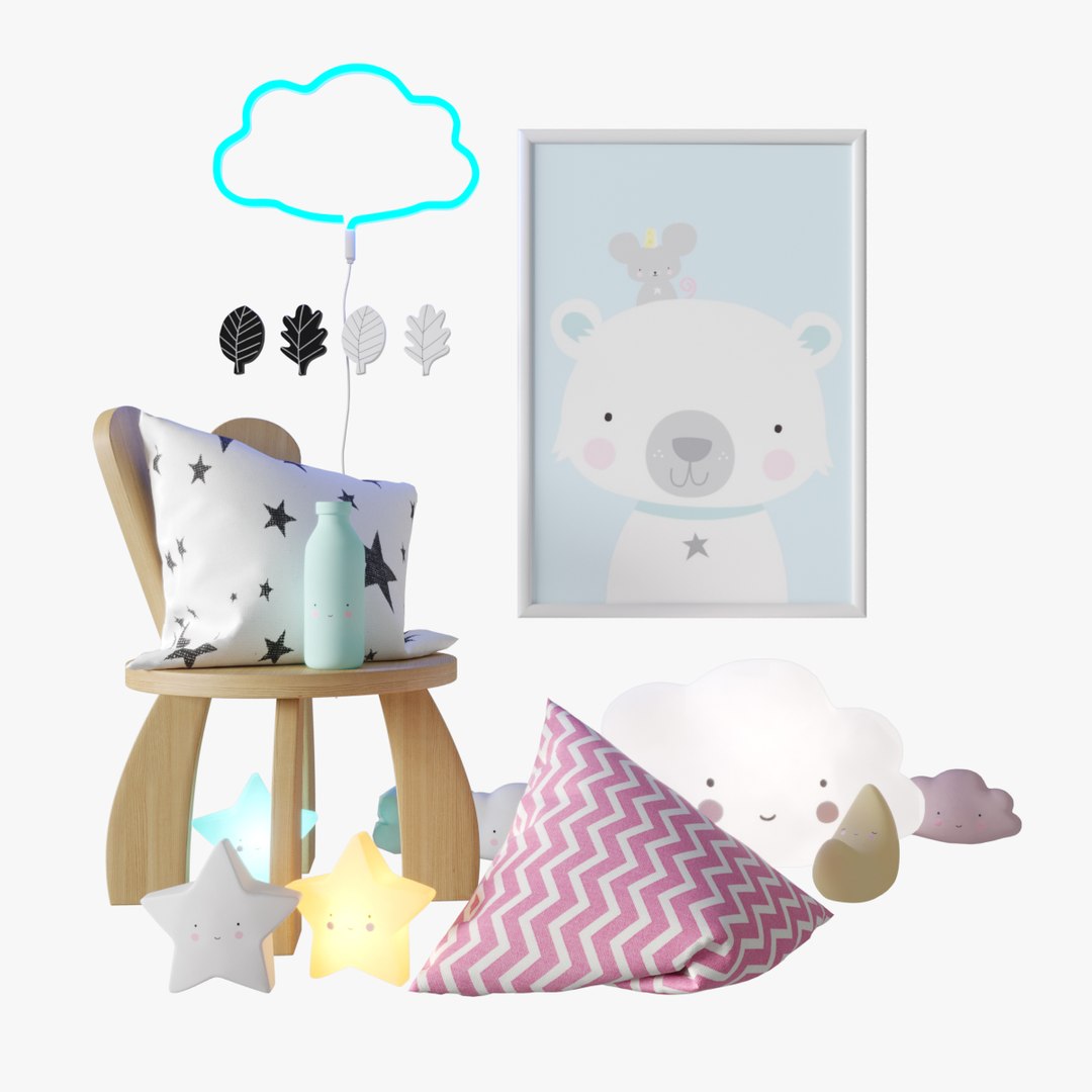 Dreamy Bedroom 3D Model - TurboSquid 2197922