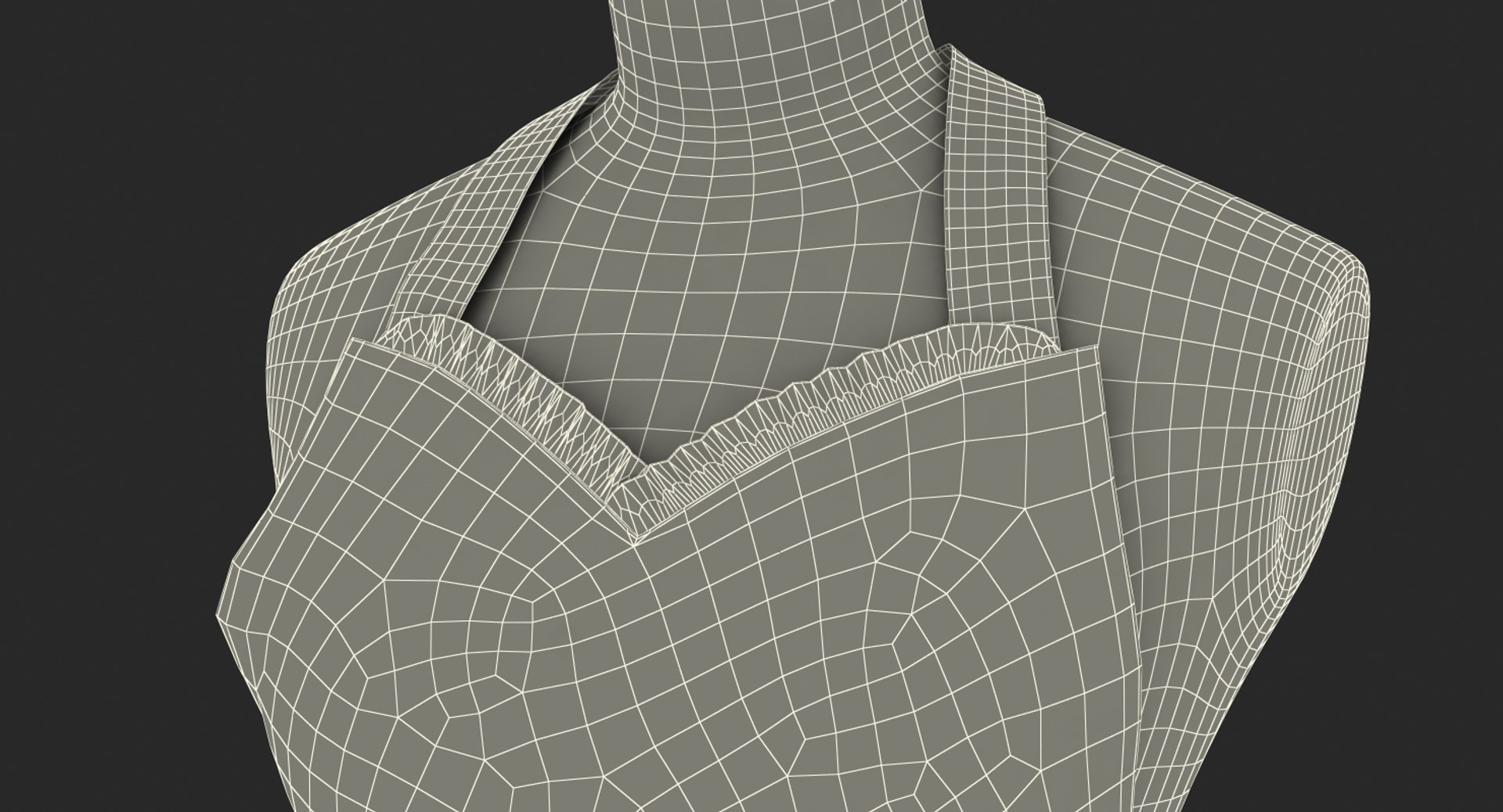 3D Retro Kitchen Apron Mannequin - TurboSquid 1303769