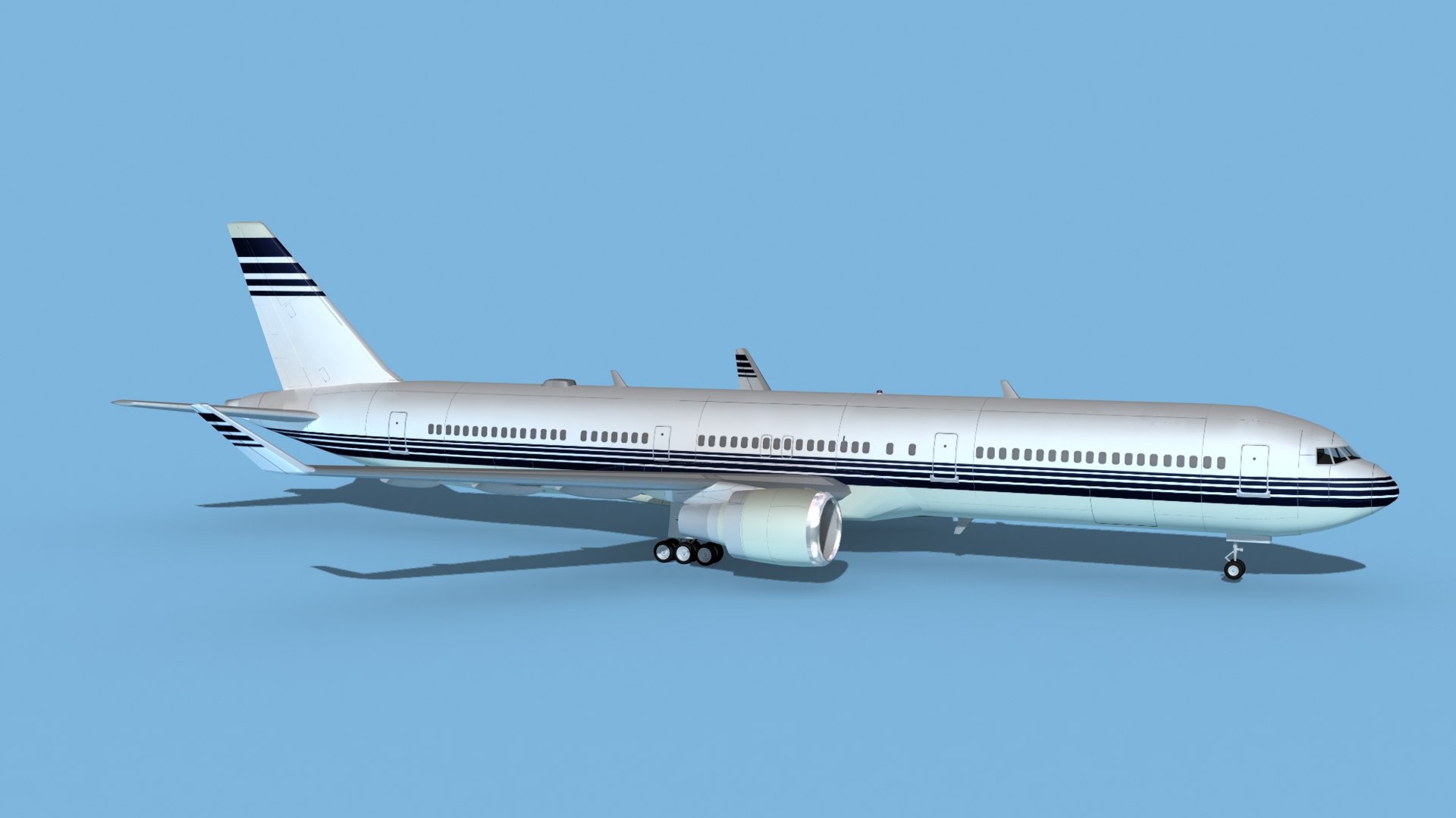 Boeing 767-400 Corporate 1 3D - TurboSquid 1912346