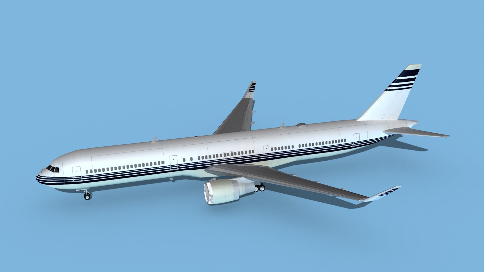 Boeing 767-400 Corporate 1 3D - TurboSquid 1912346