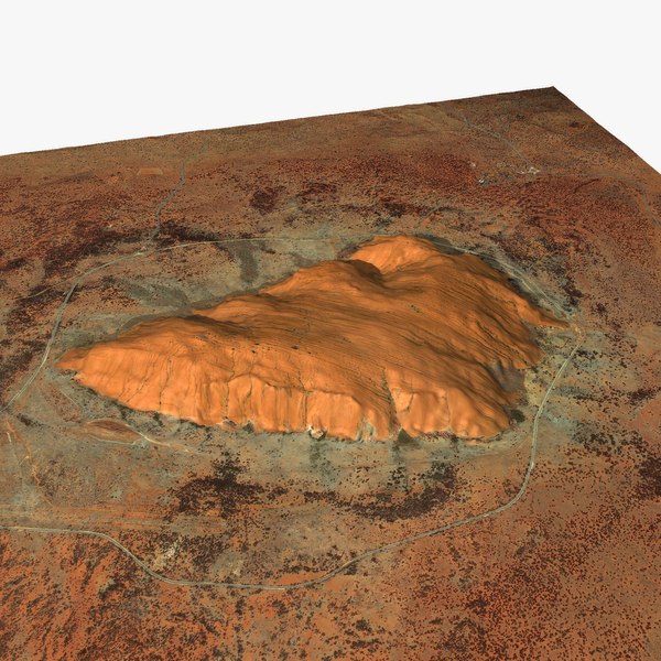 modelo 3d Uluru-Ayers Rock - TurboSquid 1989243