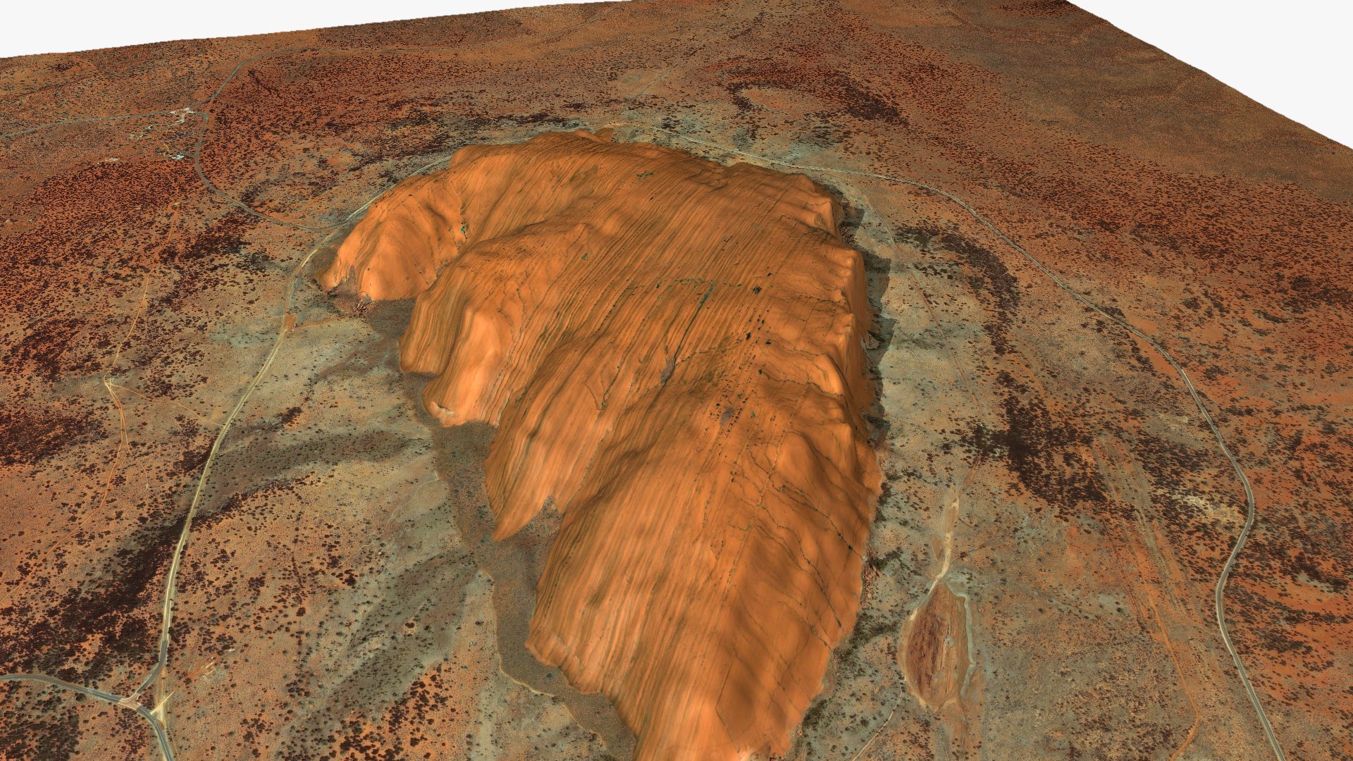 3D Uluru - Ayers Rock - TurboSquid 1989243