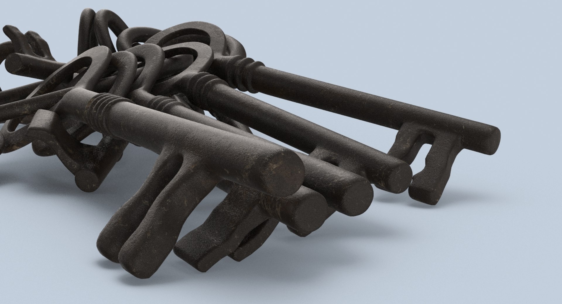 Skeleton-jailer-keys---flat 3D - TurboSquid 1216430