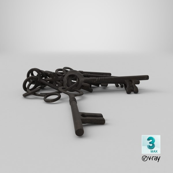 Skeleton-jailer-keys---flat 3D - TurboSquid 1216430