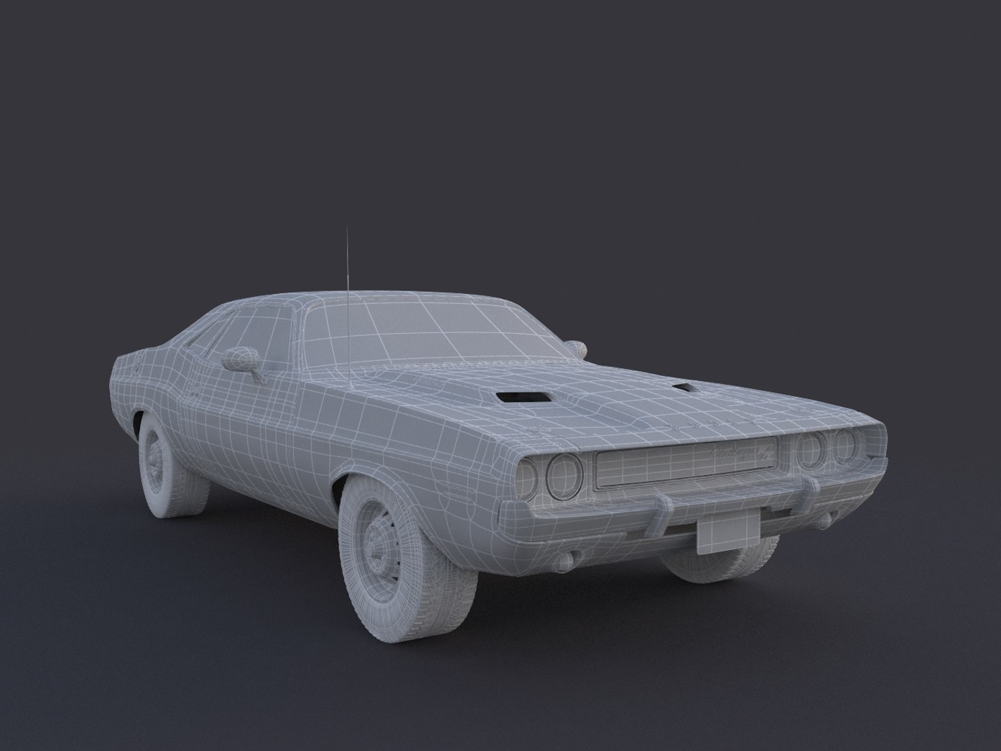 Dodge Challenger 3D Model - TurboSquid 1512535