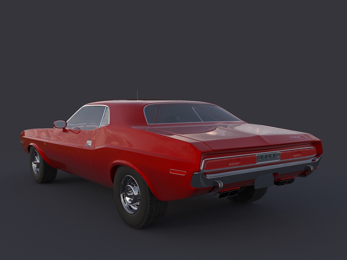 Dodge Challenger 3D Model - TurboSquid 1512535
