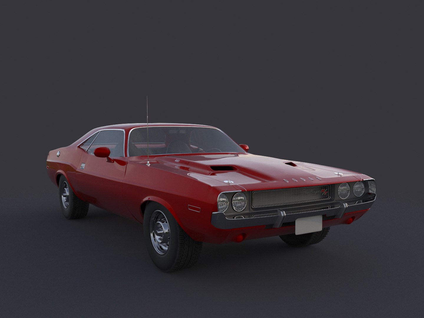 Dodge Challenger 3D Model - TurboSquid 1512535