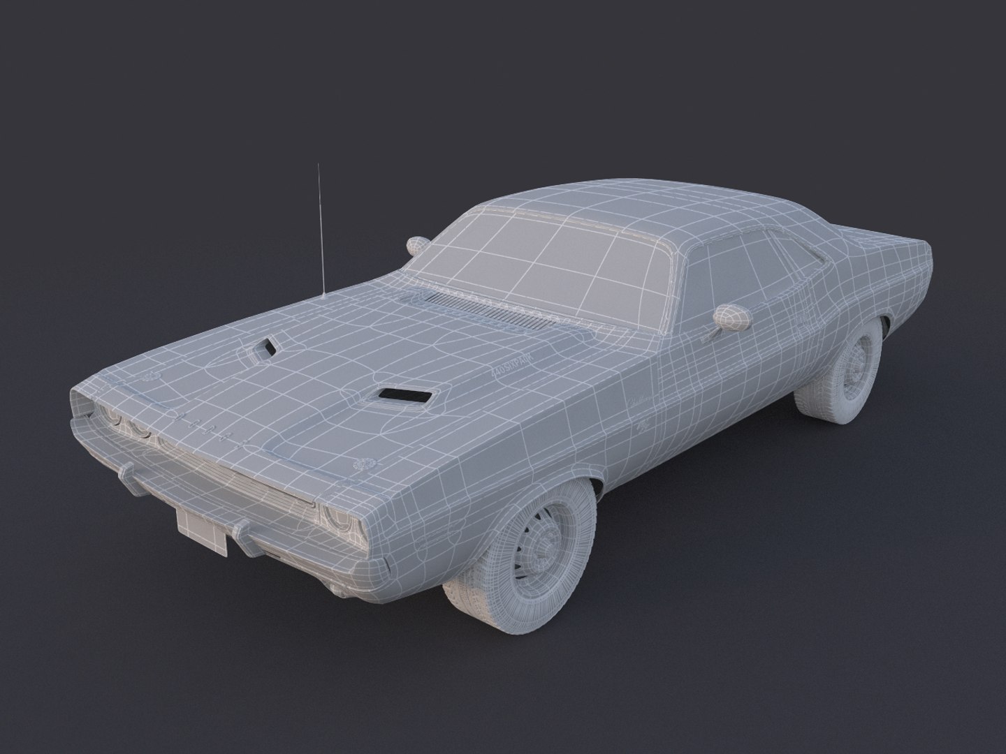 Dodge Challenger 3D Model - TurboSquid 1512535