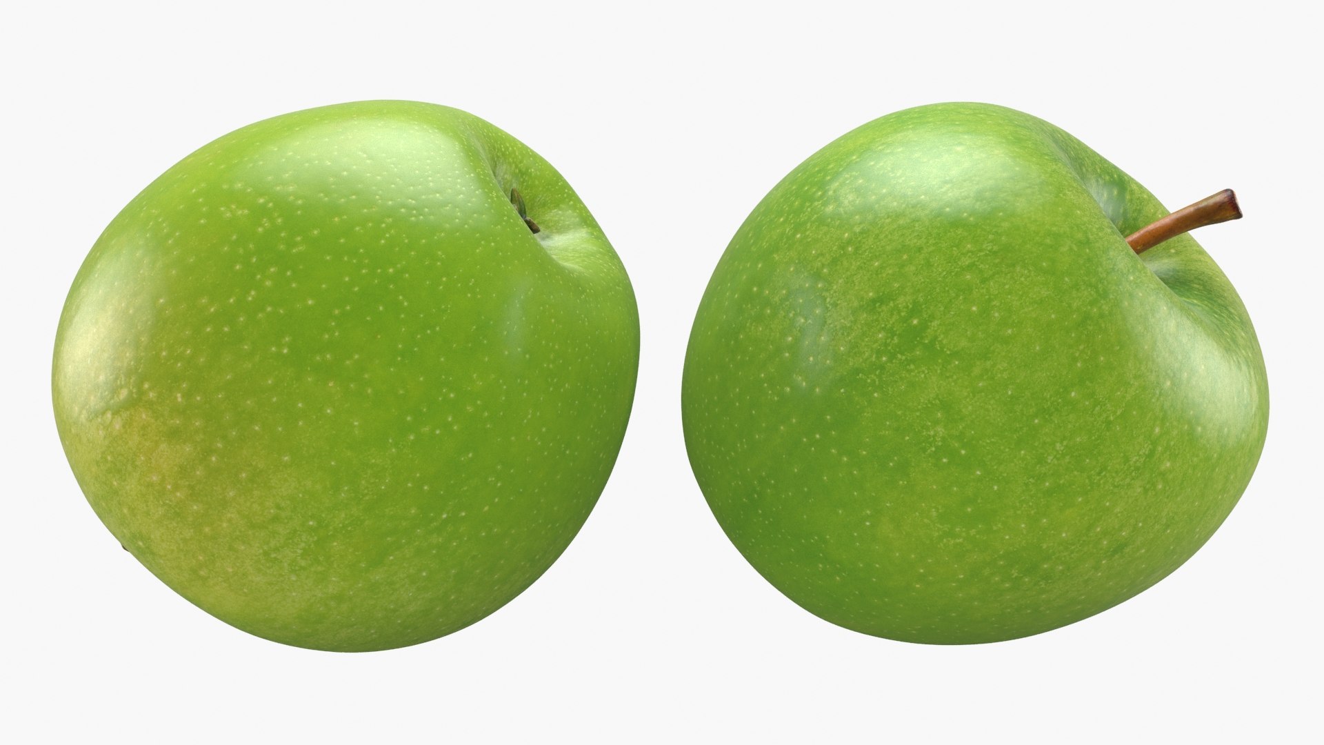 3D Model Green Apple V1 - TurboSquid 2052725