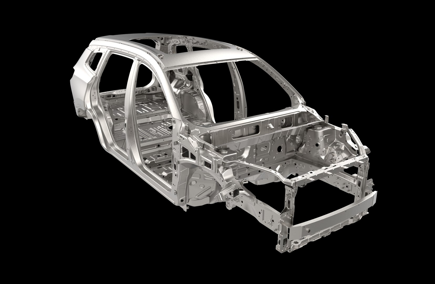 3D Model 3D SACN MODEL CHERY SUV Frame And Chassis 3D Model ...