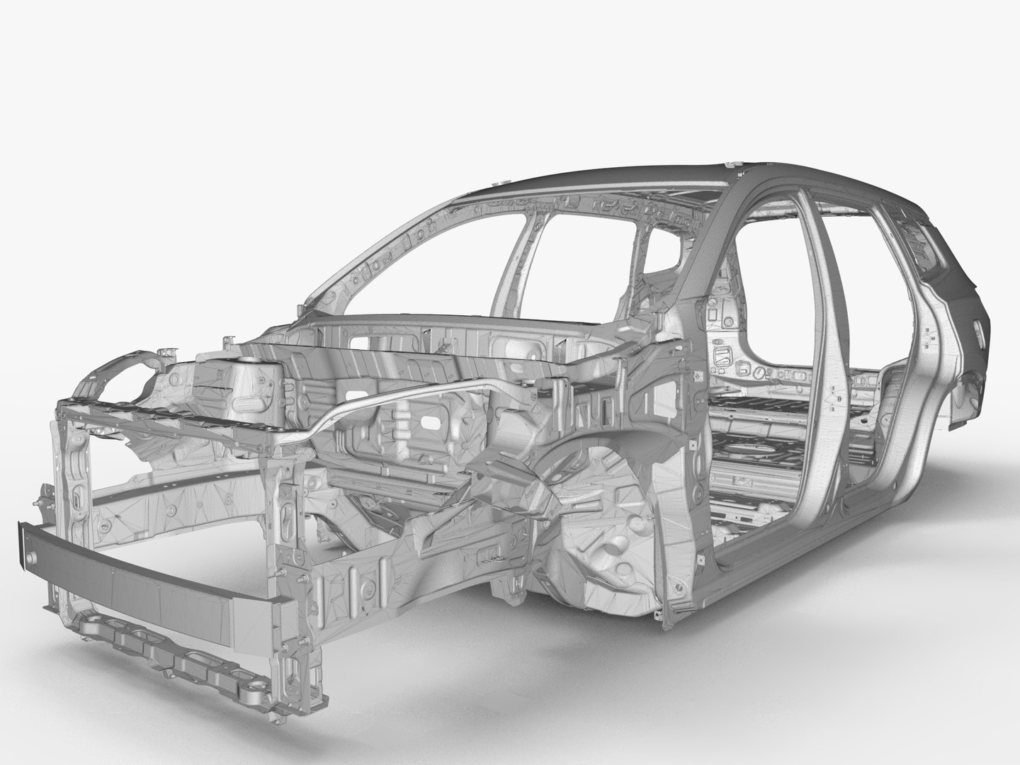 3D Model 3D SACN MODEL CHERY SUV Frame And Chassis 3D Model ...