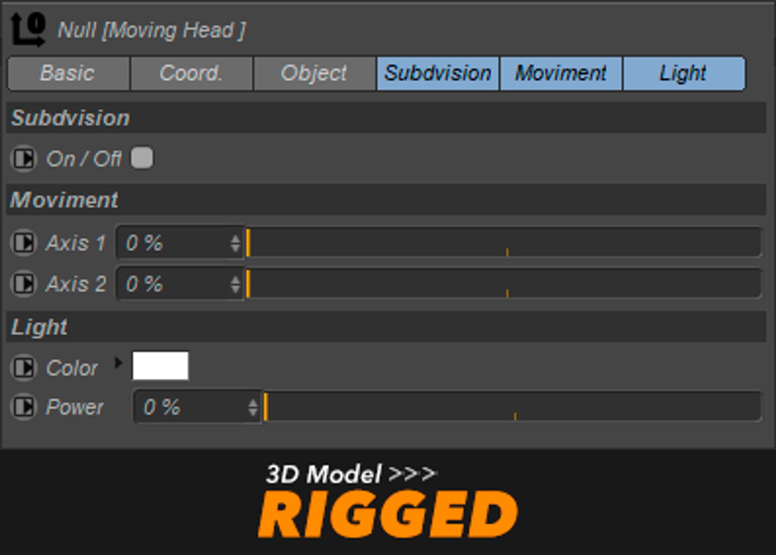 3D Moving Head Solar - TurboSquid 1568072