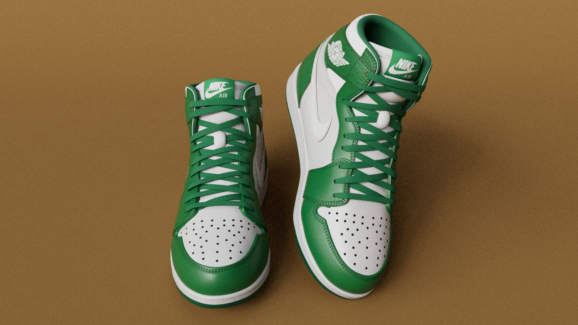 AirJordan 1 Retro HighOG Color Green Low-poly Model - TurboSquid 2013770