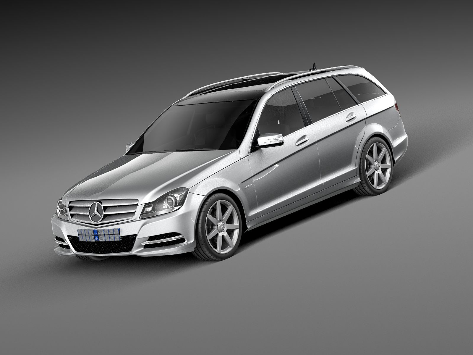 mercedes benz mercedes-benz c 3d model