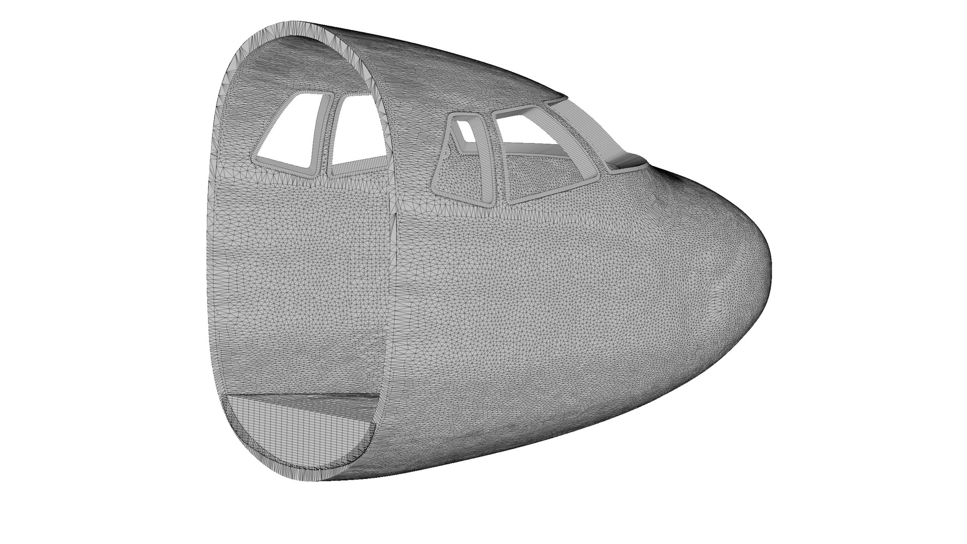 3D Flight Simulator Cockpit Shell Model - TurboSquid 2277051