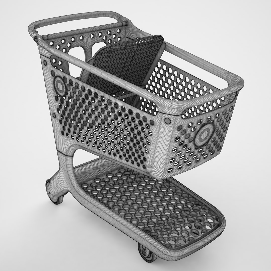 3D Target Shopping Cart - TurboSquid 1961129