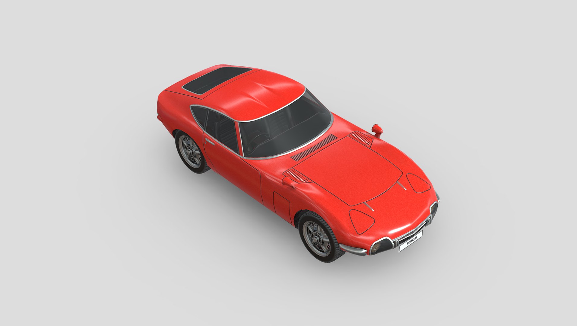 Toyota 2000GT 1969 3D Model - TurboSquid 2373141