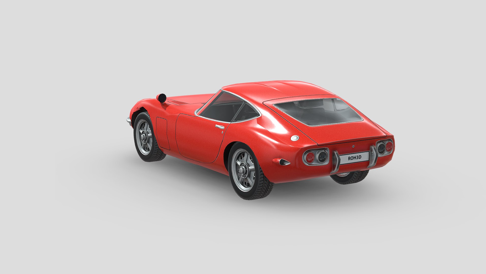 Toyota 2000GT 1969 3D Model - TurboSquid 2373141