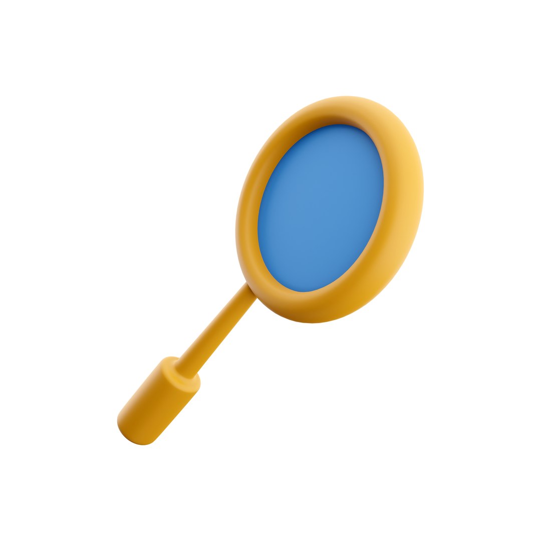 3D Magnifying Glass 3D Model - TurboSquid 2013892