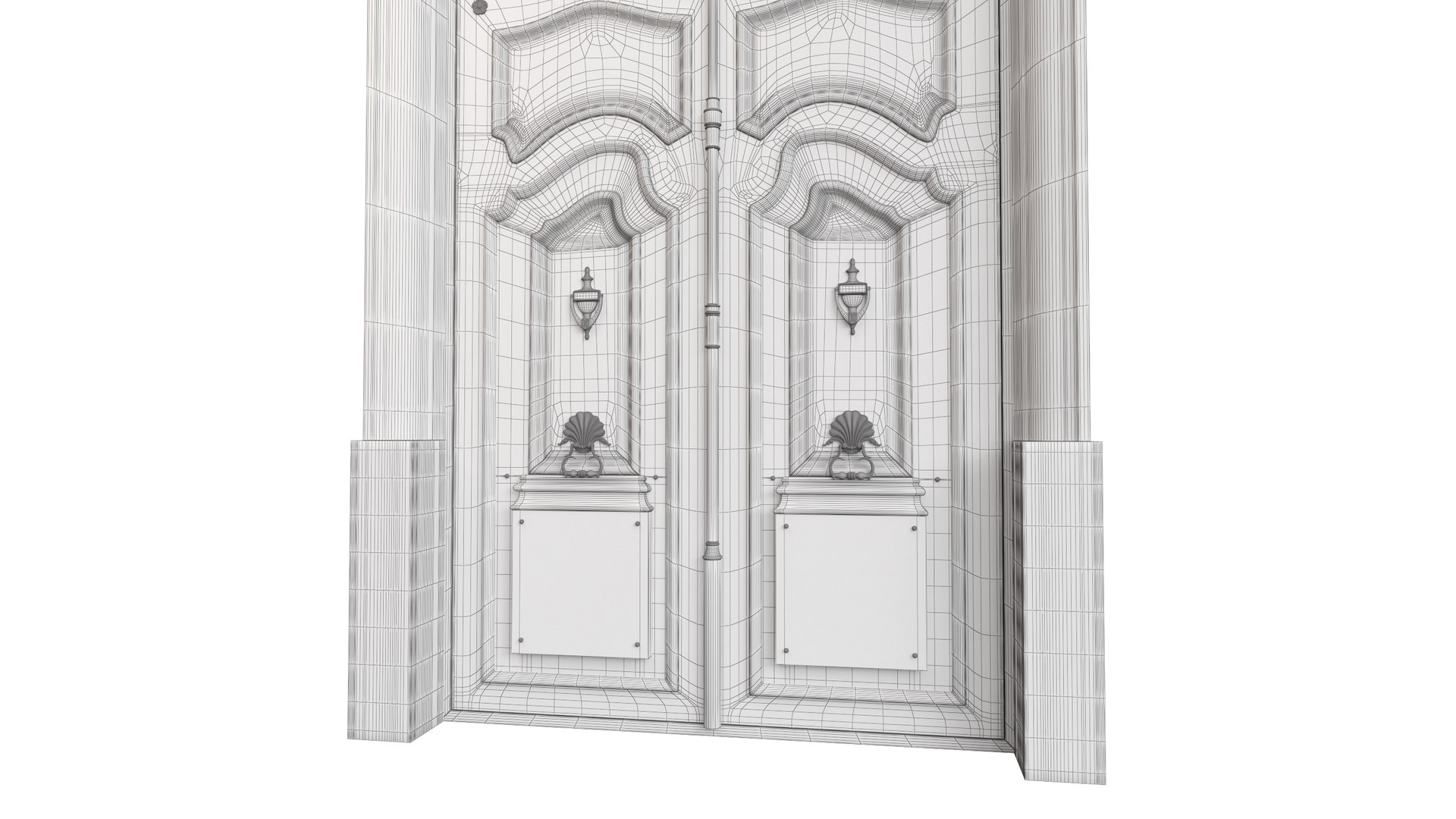 Entrance Classic Door 66 Model - TurboSquid 1909875