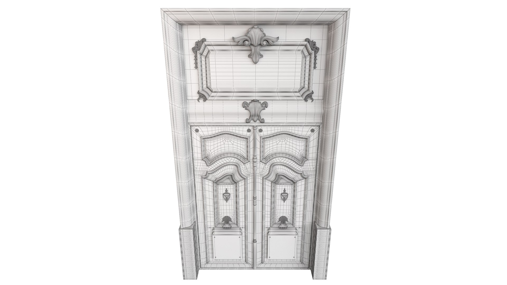Entrance Classic Door 66 Model - TurboSquid 1909875