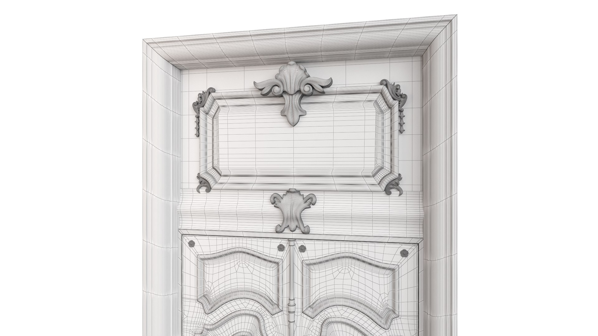 Entrance Classic Door 66 Model - TurboSquid 1909875