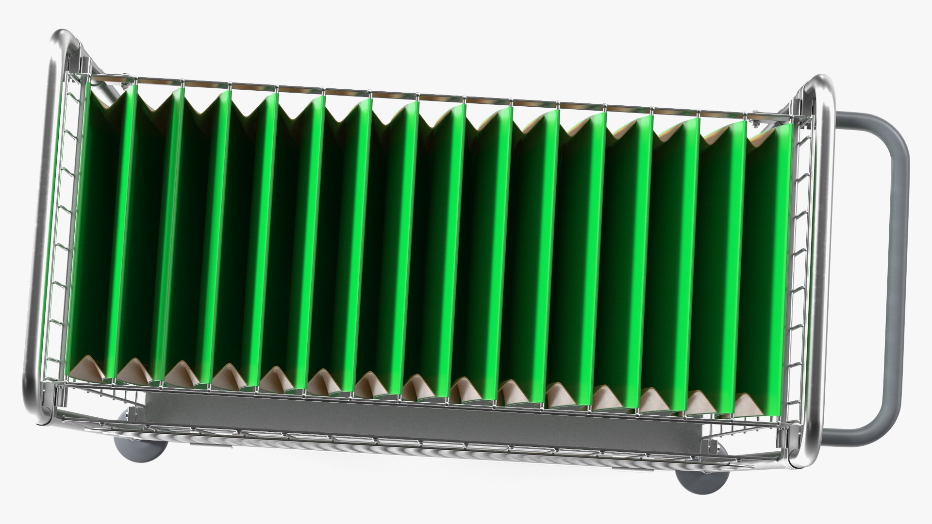 3D model Steel Mail Trolley Large - TurboSquid 1971092