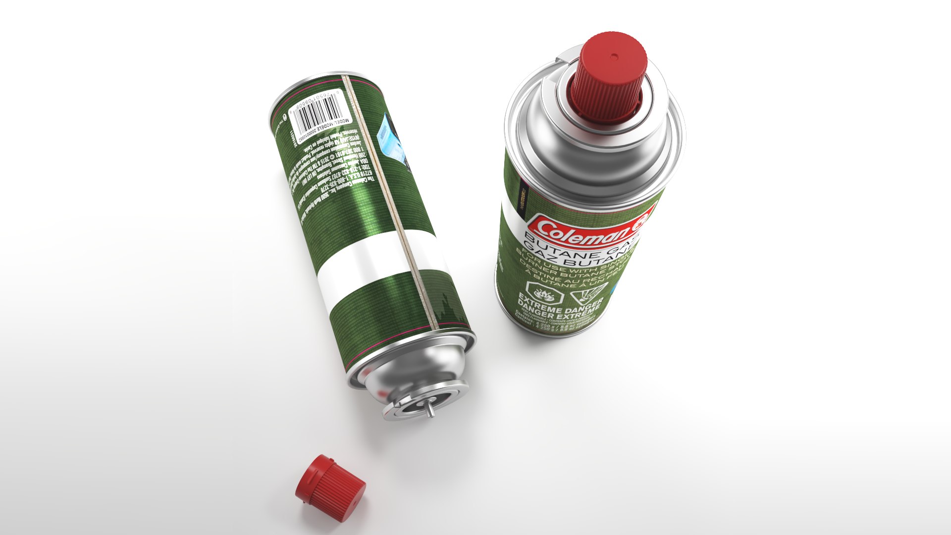 Butane Gas Cartridge Model - TurboSquid 2017919