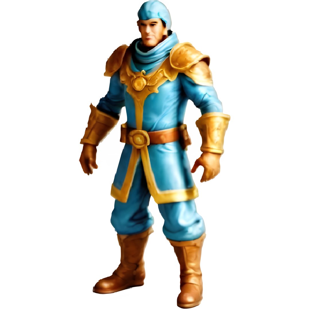 3D Blue Uniform Character Collection Model - TurboSquid 2299252