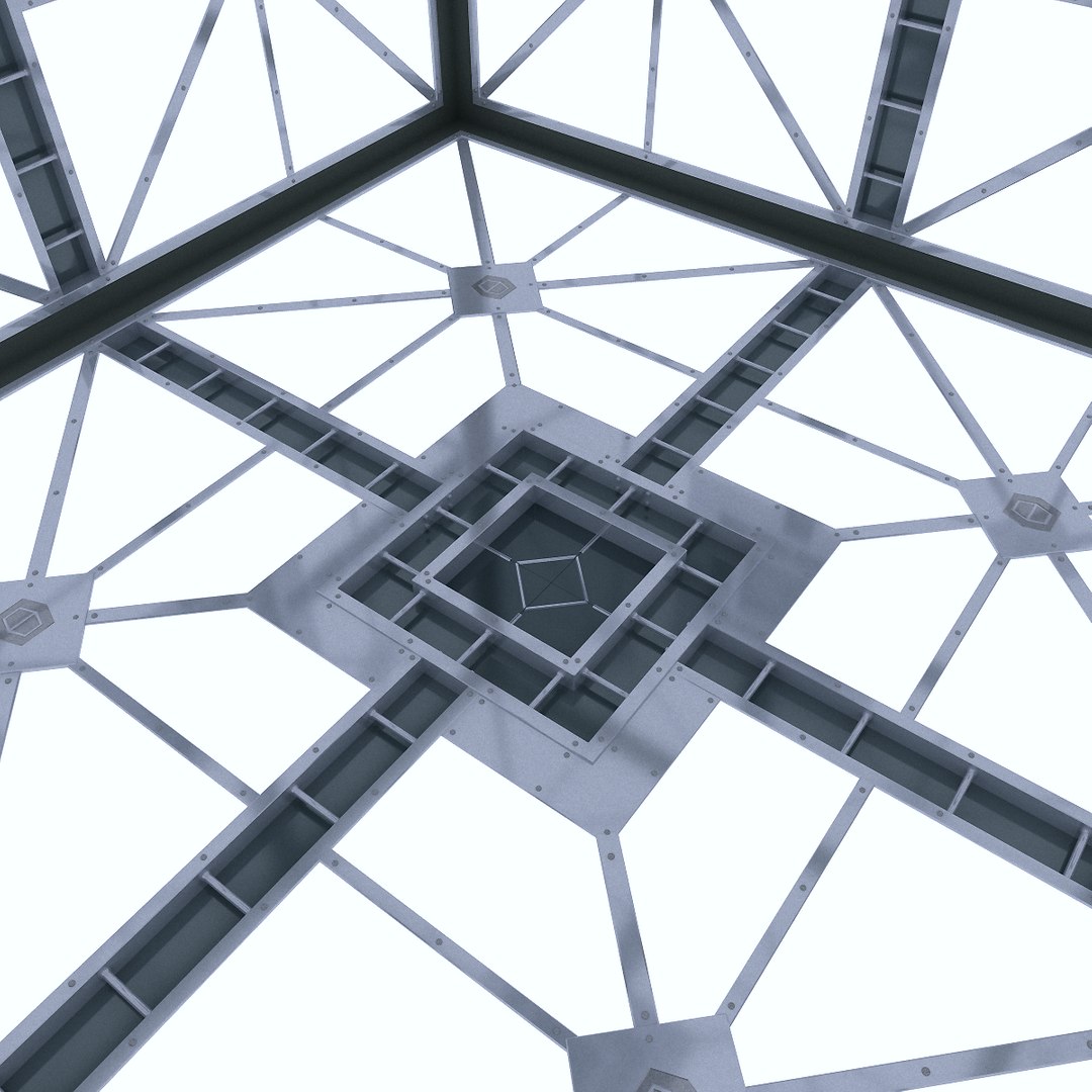 3d Model Of Sci Fi Room Hypercube