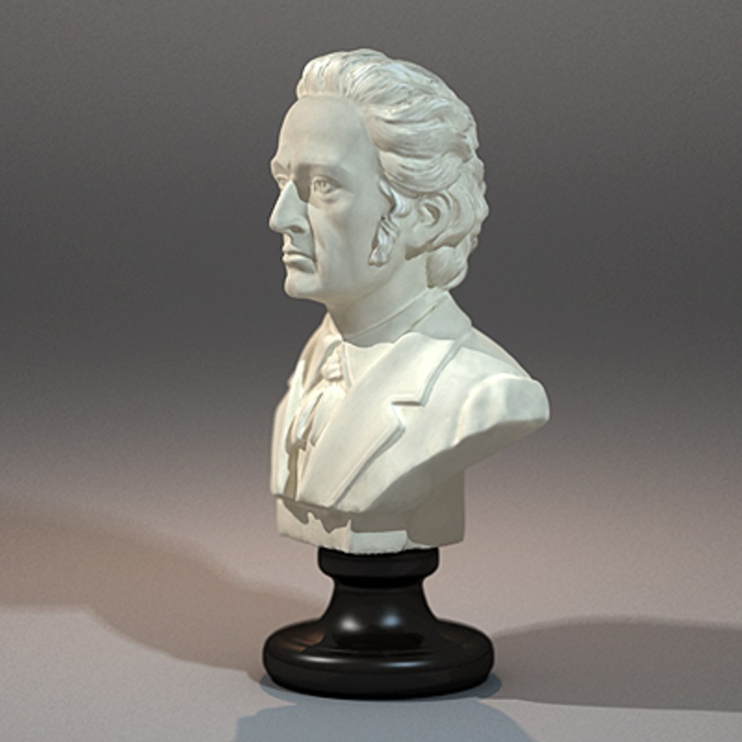 3d Frederic Chopin Bust