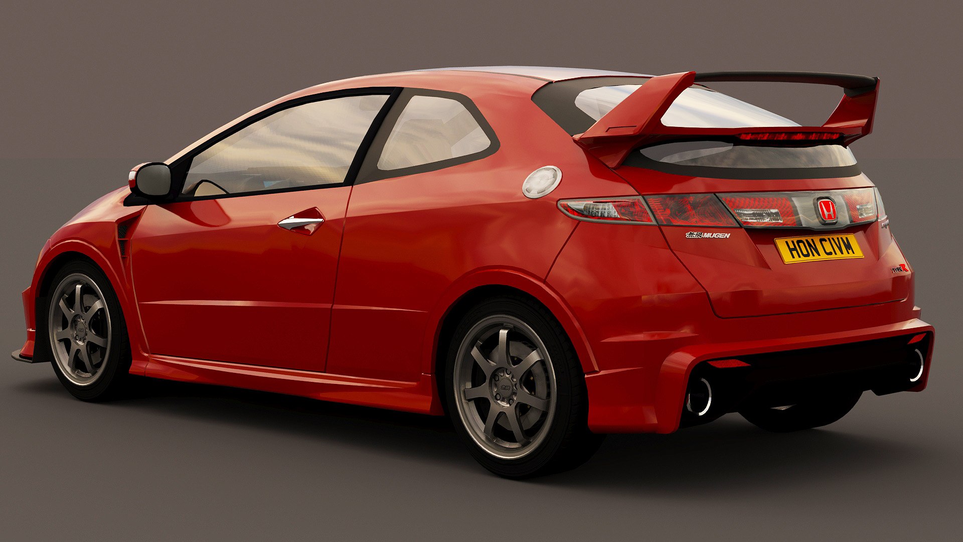 3D Honda Civic Type R Mugen 2010 Model - TurboSquid 2041638