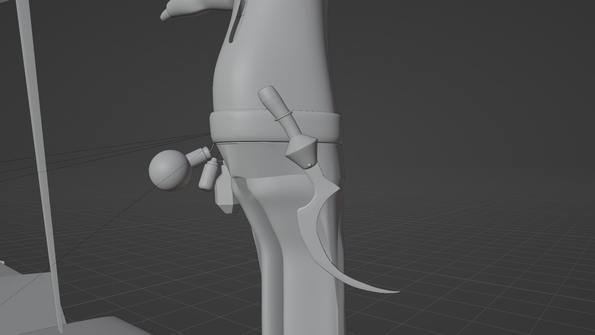 Low Poly Alchemy Table And Character 3D - TurboSquid 2100319